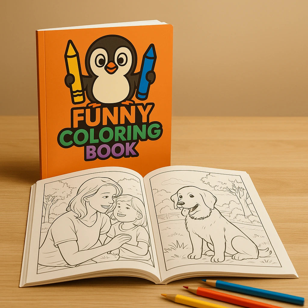 Funny Coloring Book – From AI With Love