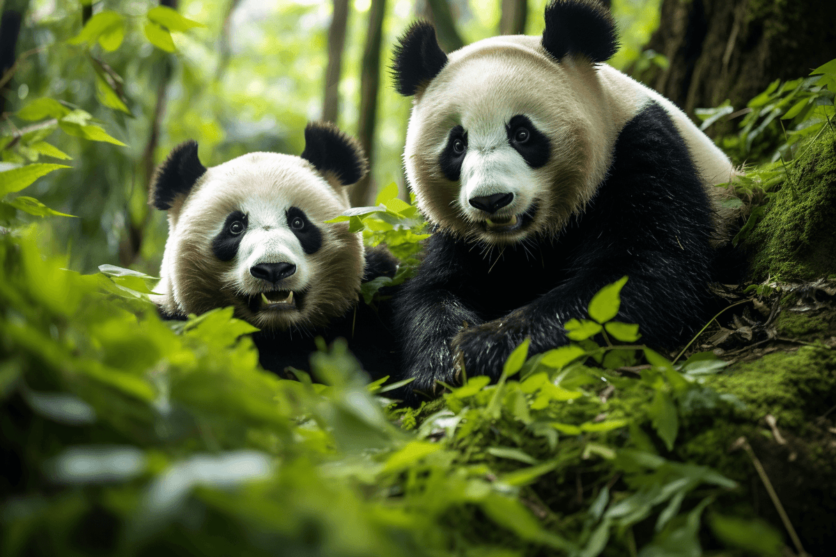 Giant Panda - Silent Echoes of the Bamboo Forest – From AI With Love